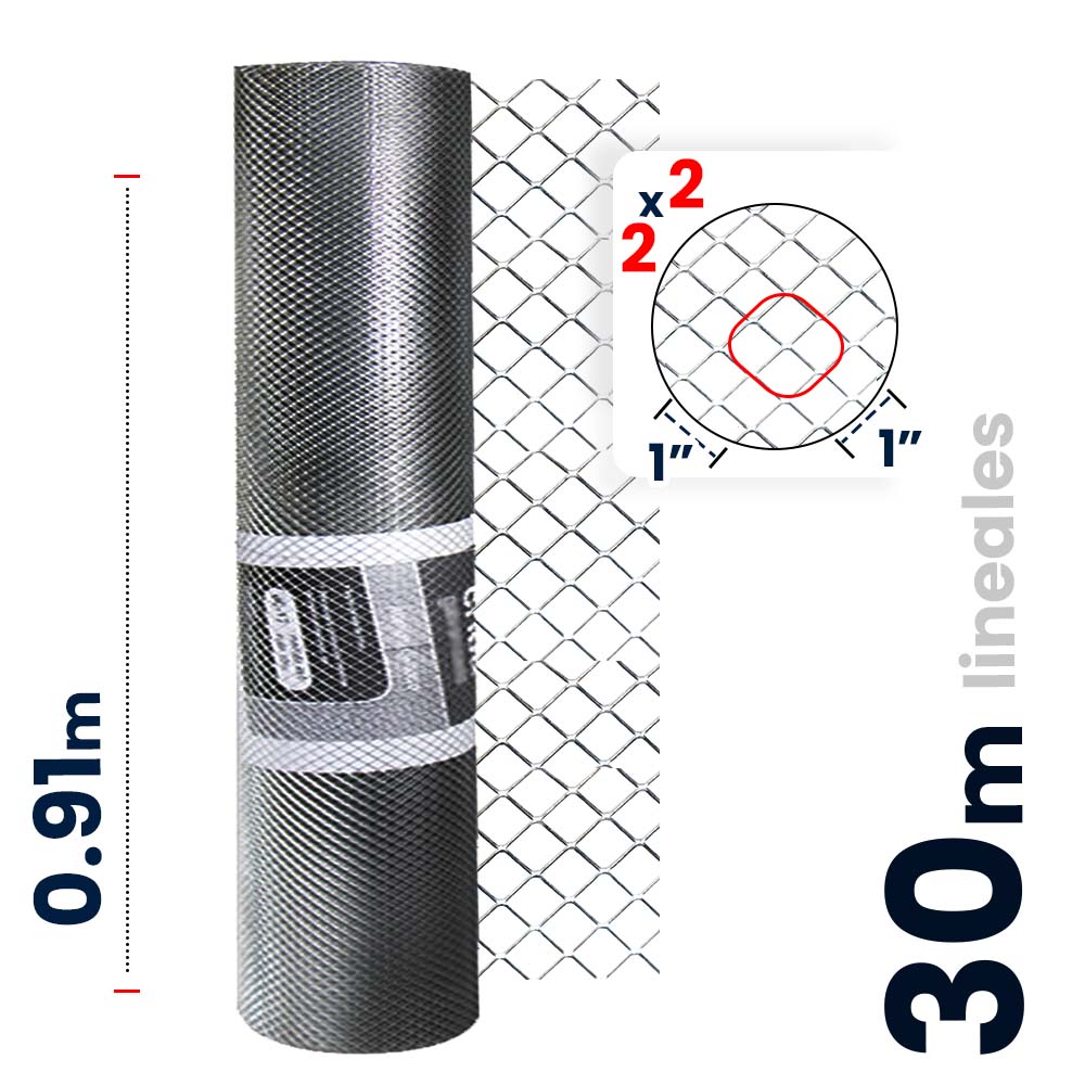 Malla Criba Nueva Generación Galvanizada Akron 60-52 | Medida 2x2 | La